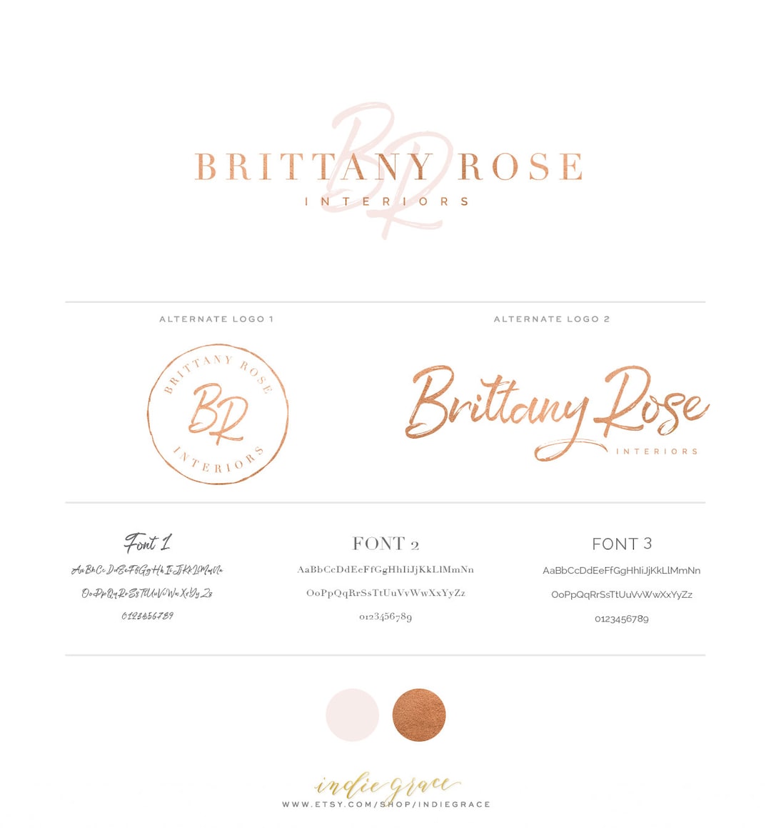 Premade Handwritten Signature Initials Logo Design, Feminie Initials ...