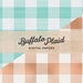Pretty Pastel & Rose Gold Vintage Buffalo Plaid Papers Check - Etsy
