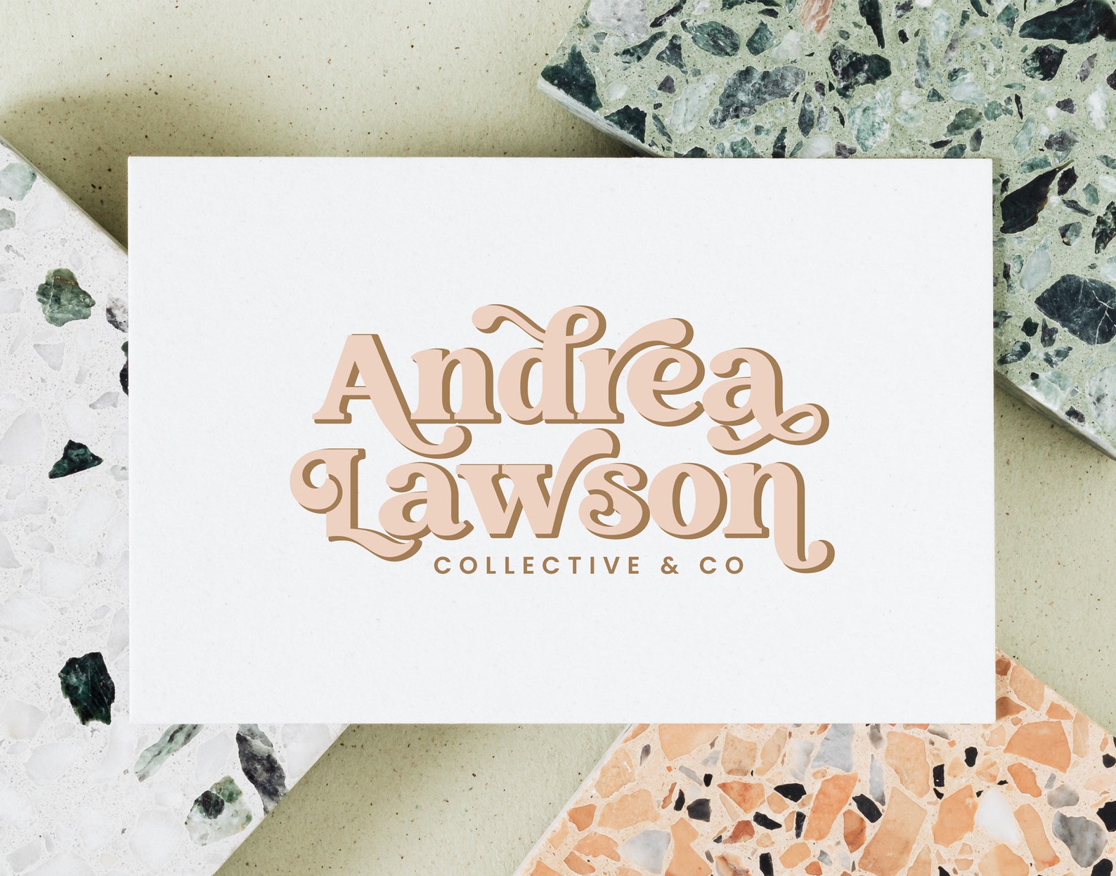 Retro Font Logo Premade Boho Retro Logo Boutique Logo - Etsy