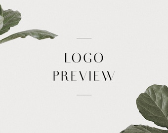 Premade Logo Preview - Try It Before You Buy It Add-on - Preview Your ...