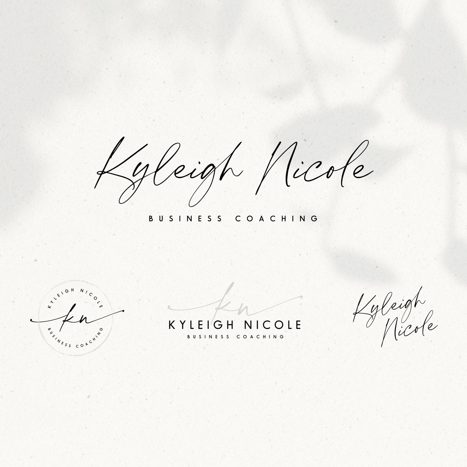 Modern Calligraphy Logo Premade Coachng Brand Photography | Etsy