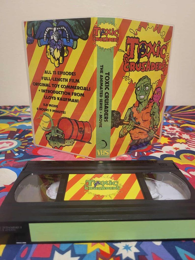Toxic Crusaders Complete Animated Series + Movie Custom VHS - Etsy