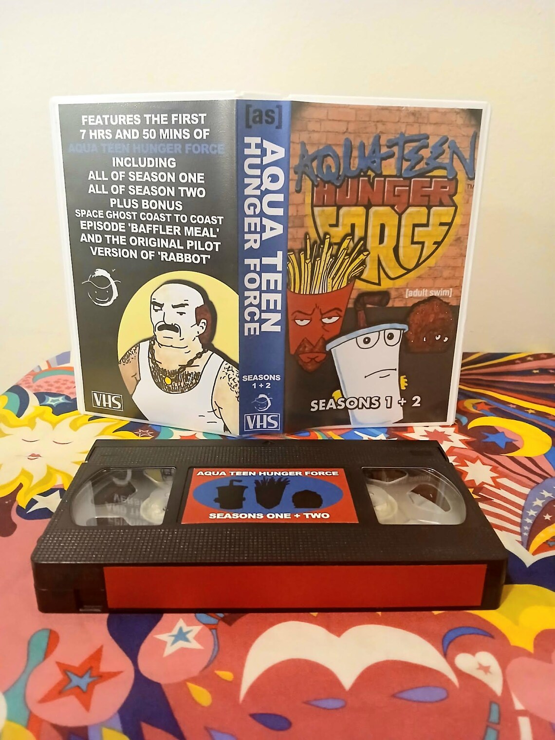 Aqua Teen Hunger Force - Seasons One + Two VHS Custom - Etsy