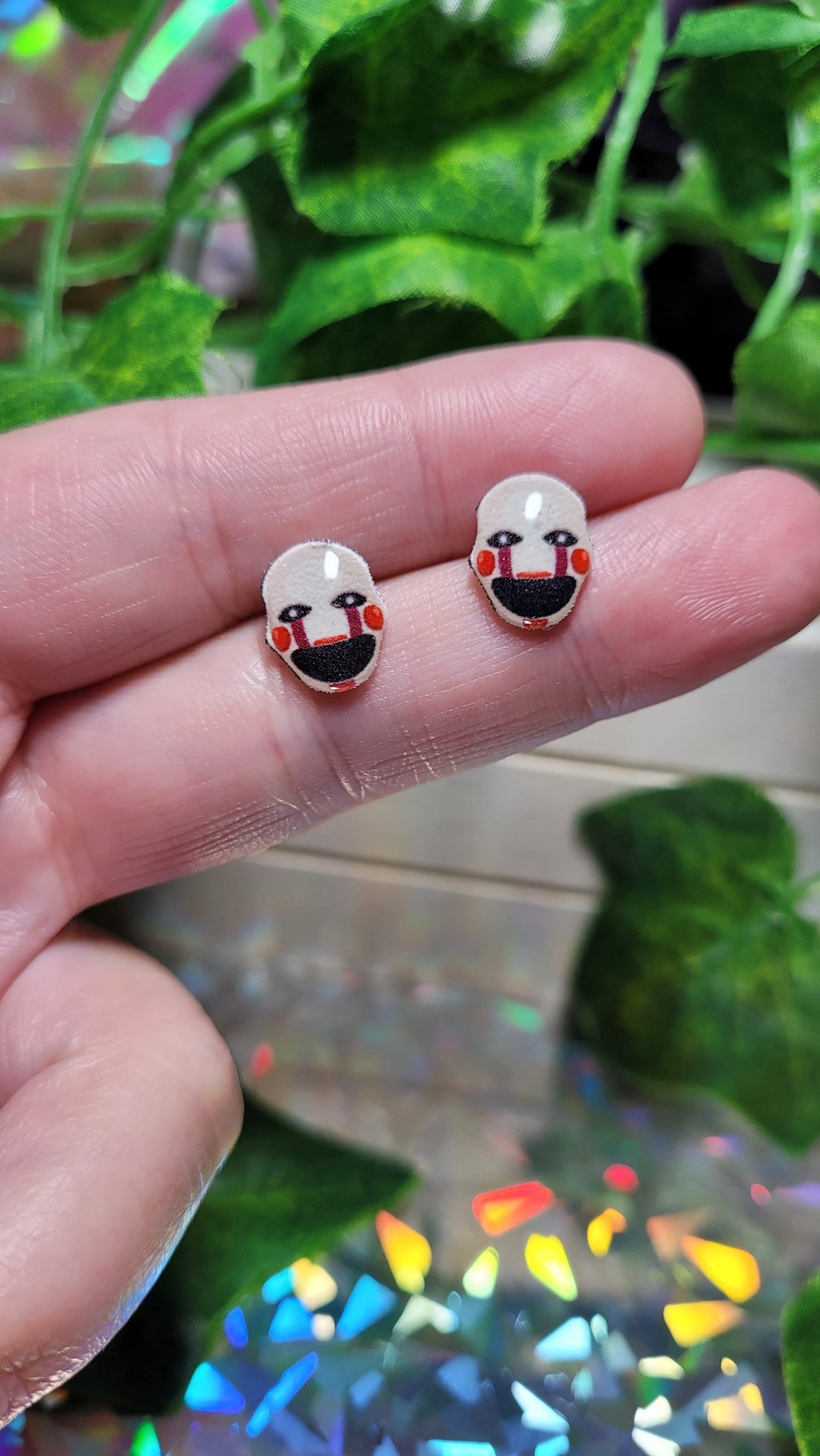 Video Game Stud Earrings the Puppet - Etsy
