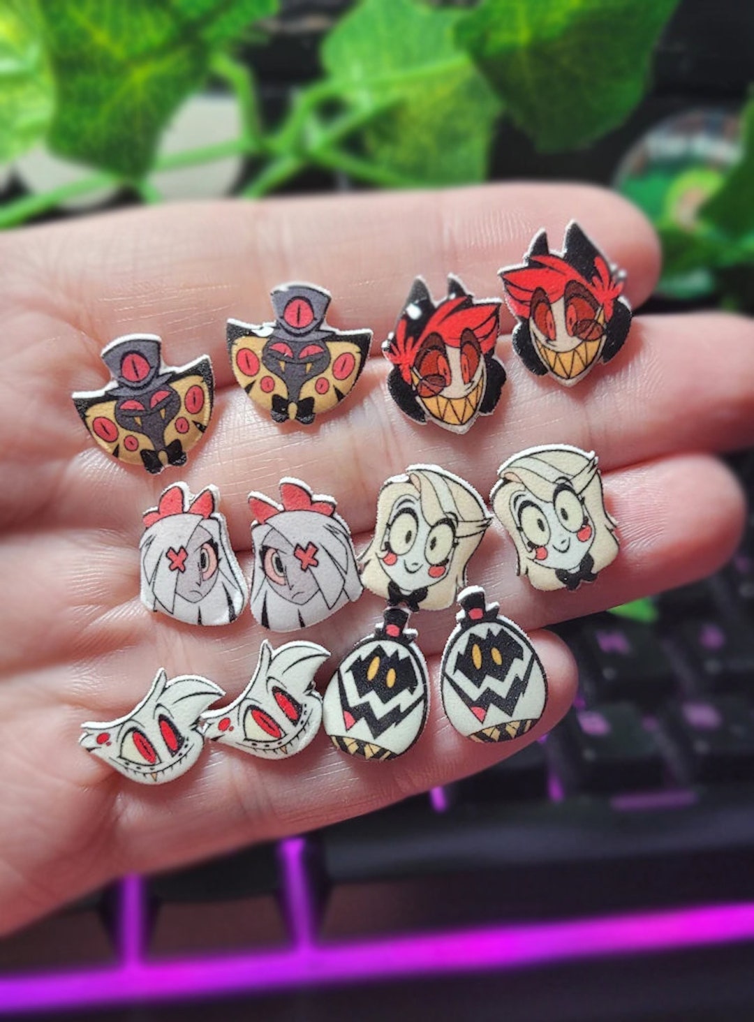 Hazbin Hotel Stud Earrings - Etsy