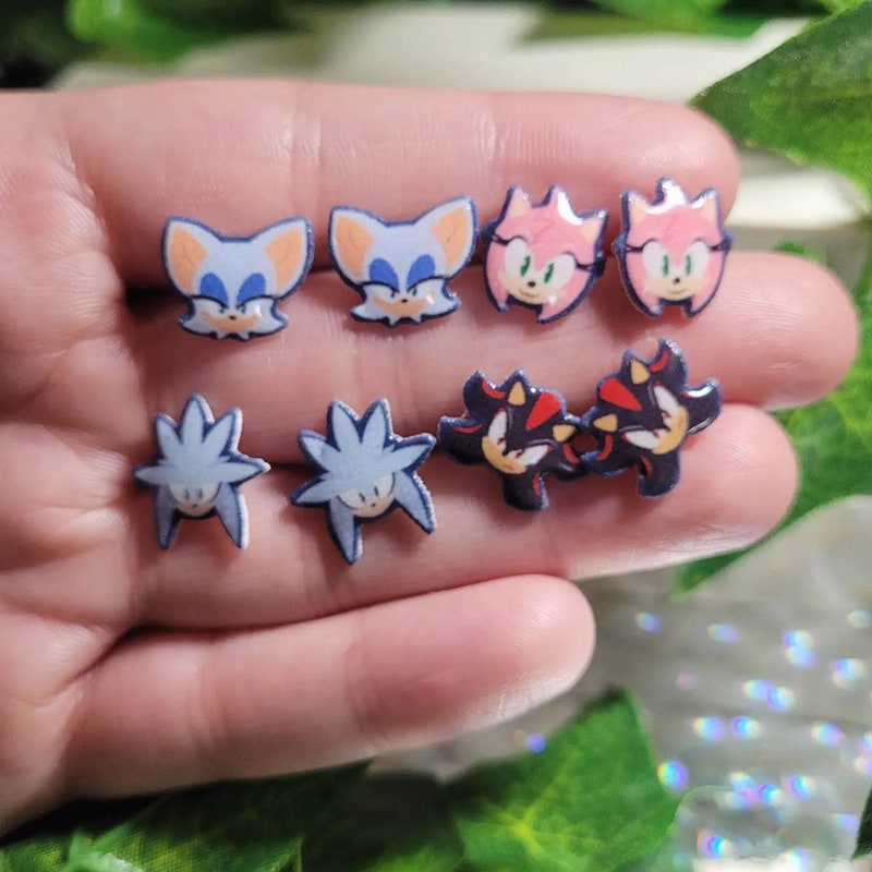 Sonic the Hedgehog Studs - Etsy