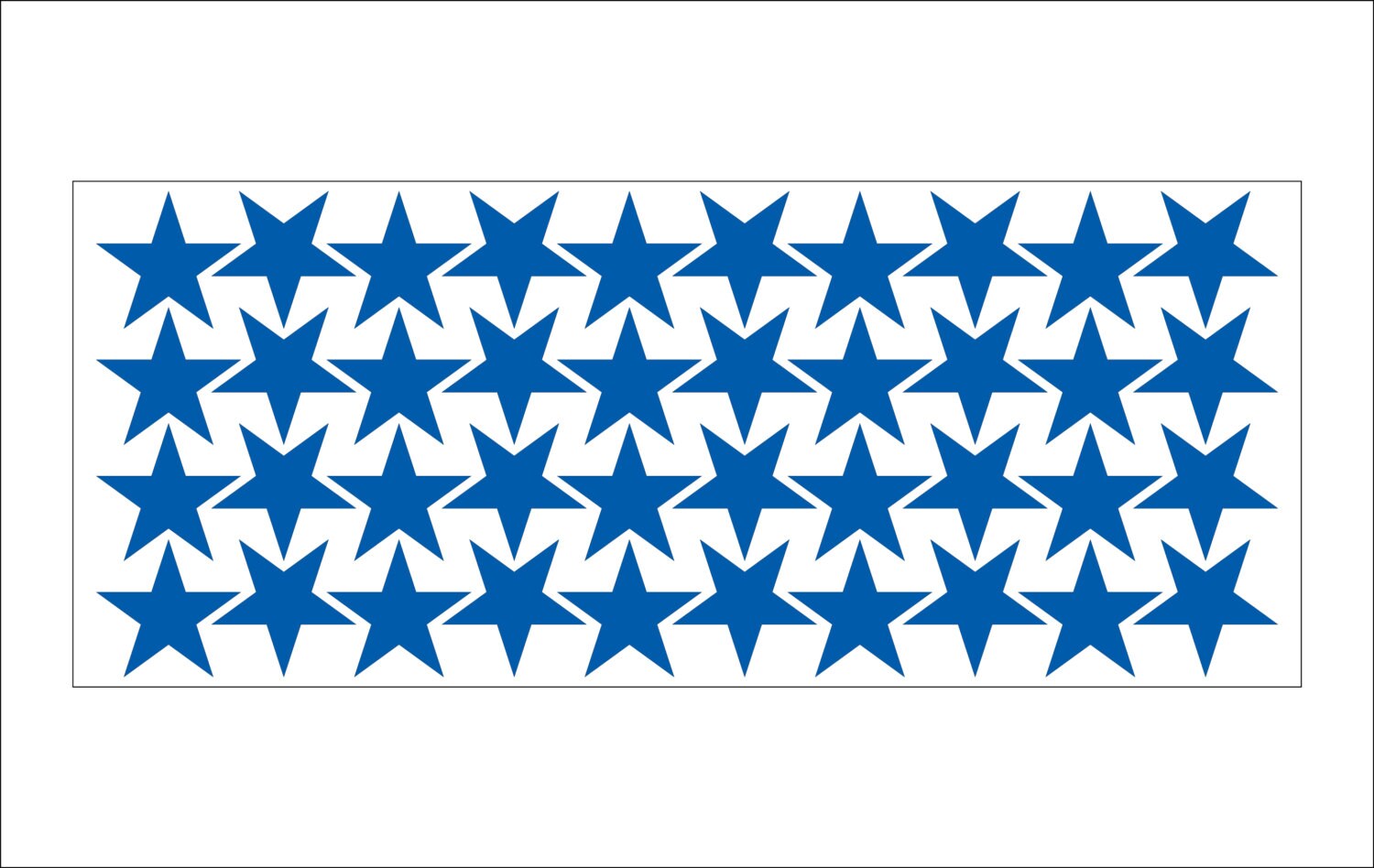 Star-shaped Vinyl Stickers 1in Many Colours Available - Etsy