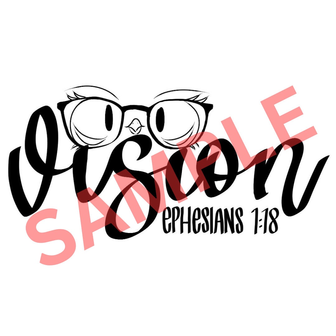 Vision Graphic With Verse Instant Download PNG/SVG - Etsy