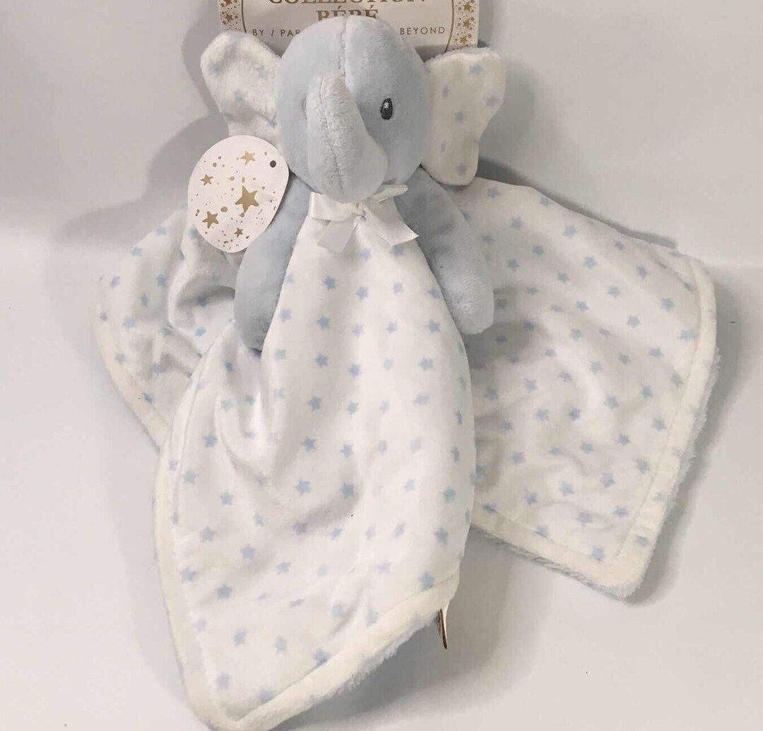Personalized Elephant Lovey: Soft Plush Lovie for Newborns and Baby ...