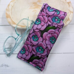 Double Pocket Eyeglass Holder: Padded Case for Sunglasses and ...