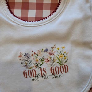 Baby Girl Red Bib, With Matching Hair Bow, Newborn Baby Girl Gift Set ...