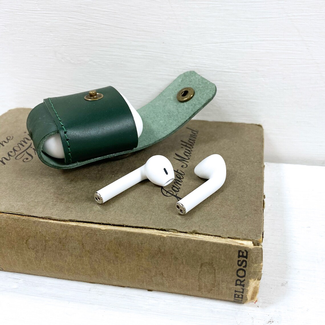Leather Air Pod Case Organiser Great Gift for Birthday or - Etsy Denmark