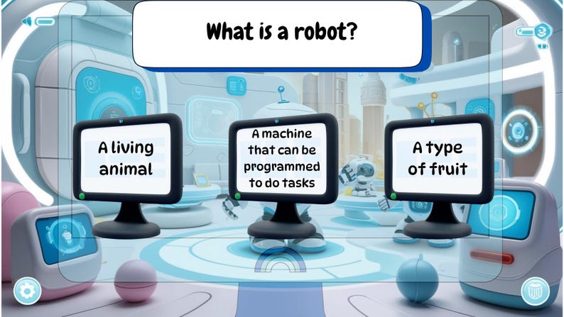 Robot Quiz for Kids | Interactive Technology Learning Activity (PDF ...