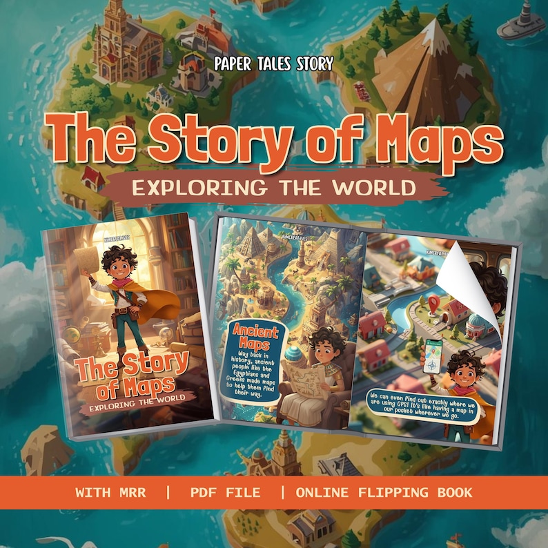 The Story of Maps Children's Geography Storybook (PDF Download) - Etsy