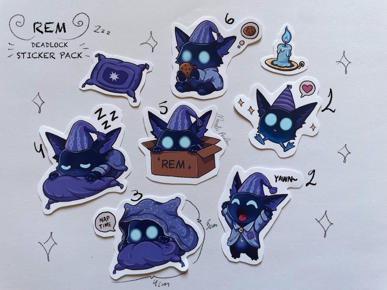 Rem Stickers Deadlock - Etsy