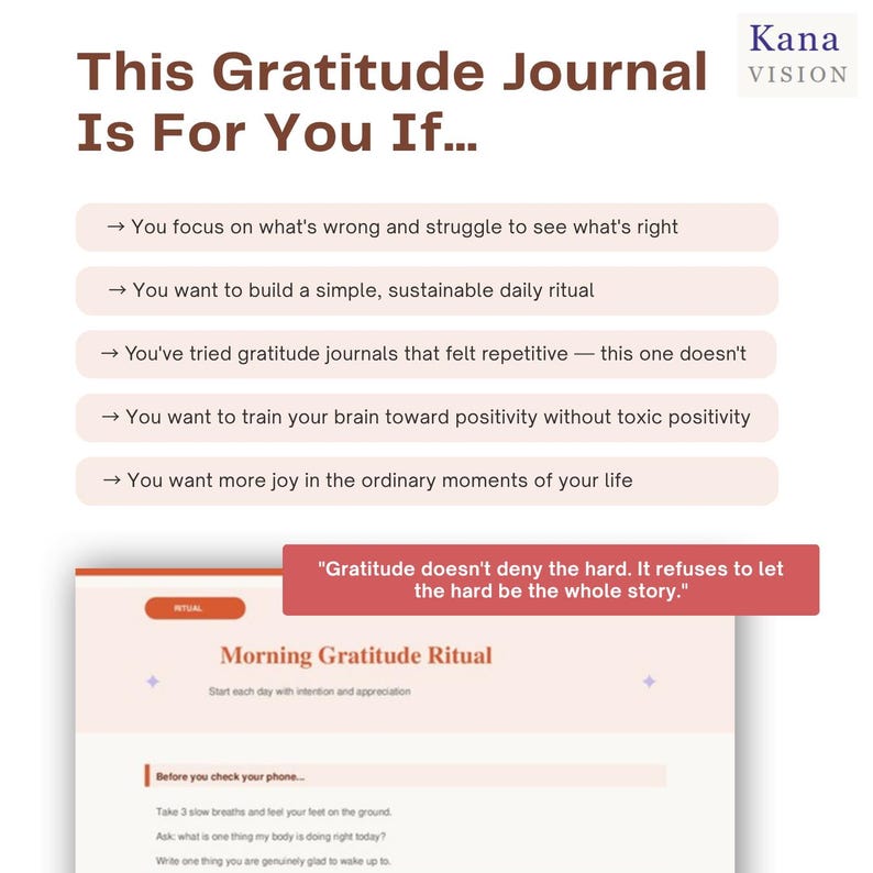 Gratitude Journal · 365-day Daily Prompts Printable · Gratitude Log PDF ...