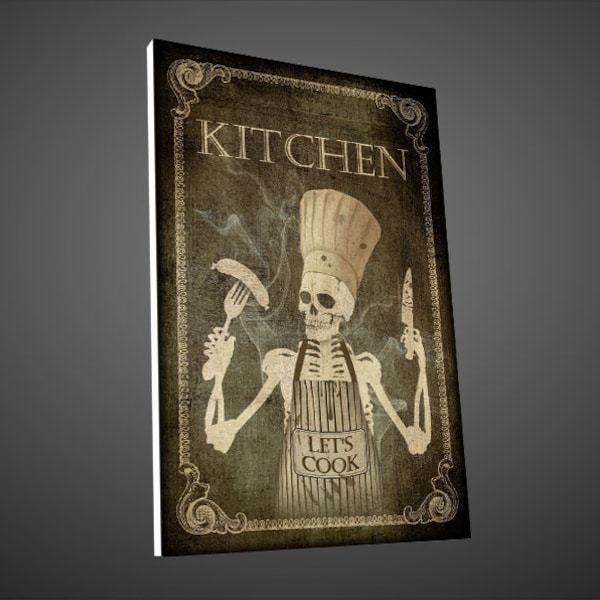 Skull Kitchen Decor - Etsy