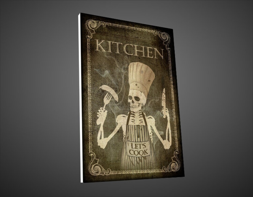 Gothic Kitchen Signs,kitchen Door Sign,gothic Decor,gothic Sign ...