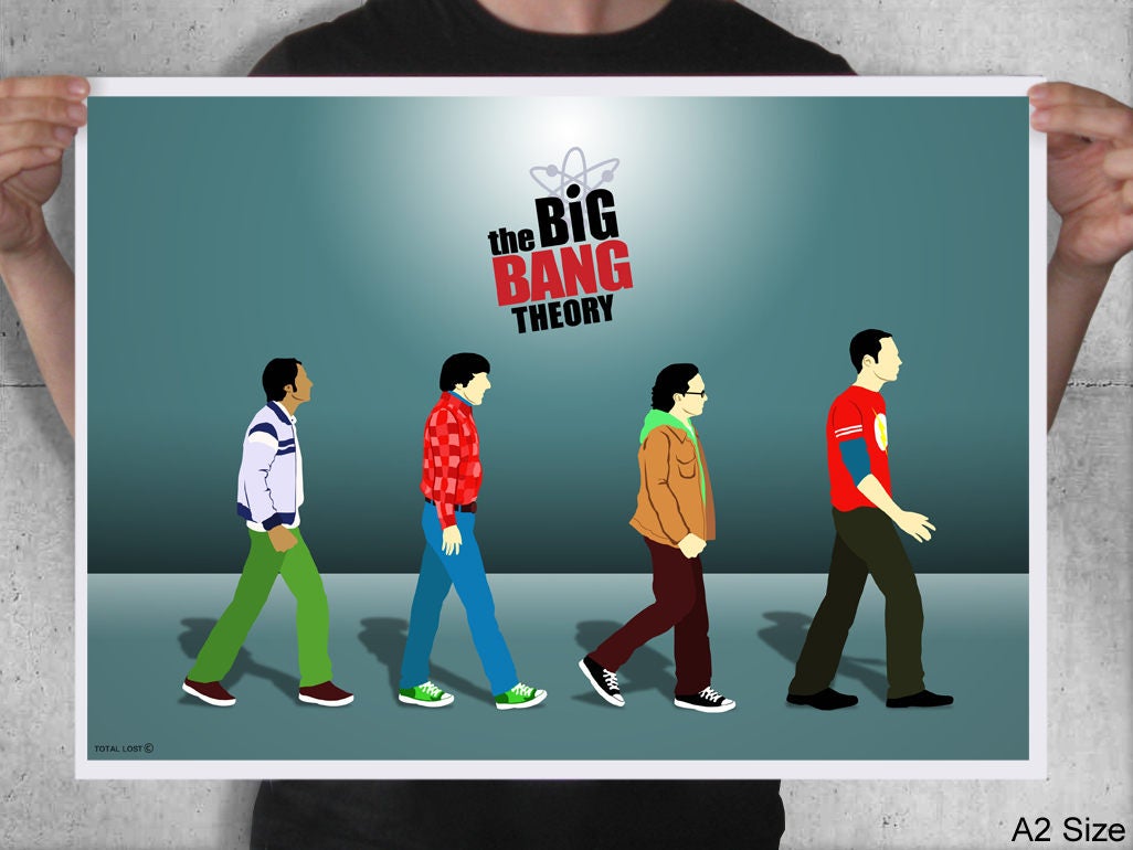 The Big Bang Theory Poster Digital Print Wall Art Digital Prints Art ...