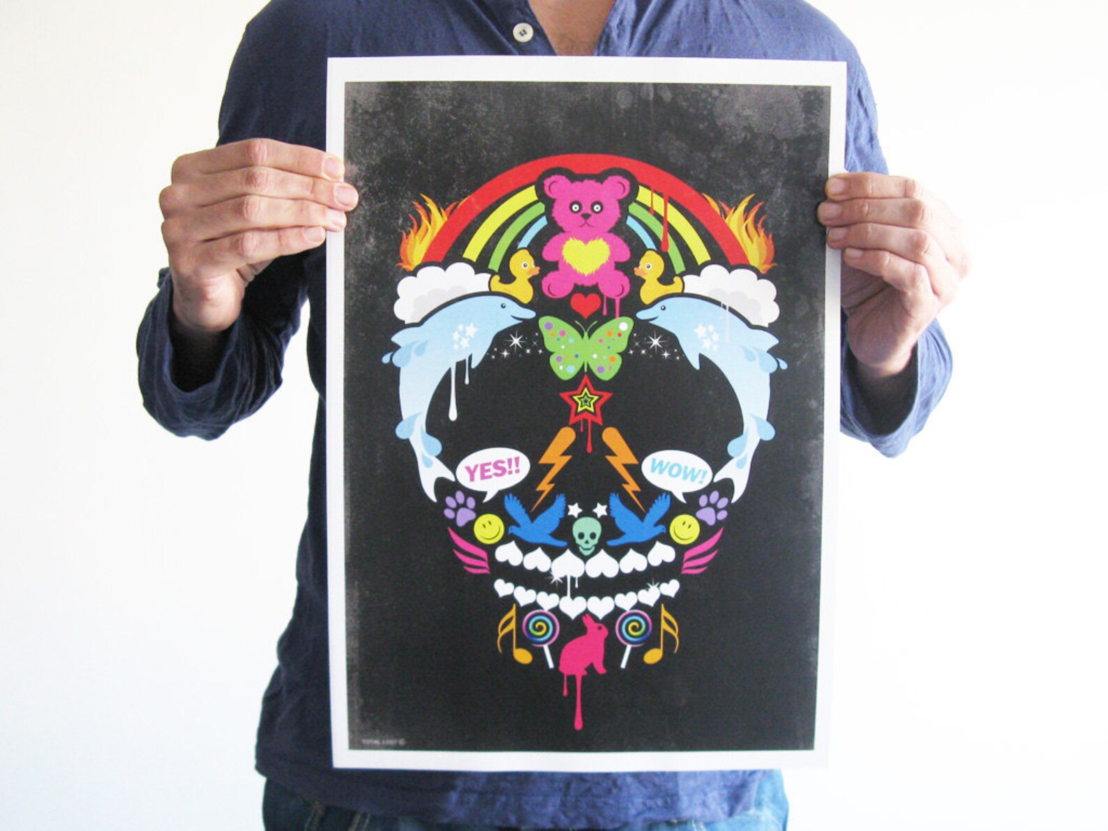 Skulls artskull posterskull printgothic artgothic | Etsy