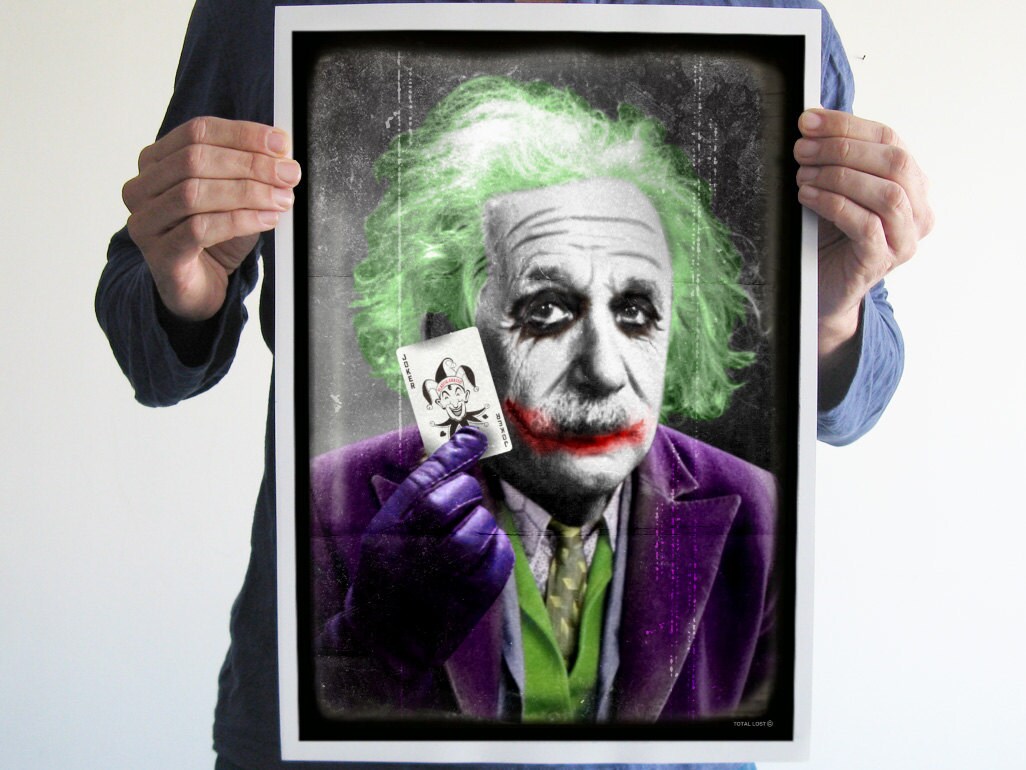 Albert Einstein Postereinsteinfunny Posterscience - Etsy