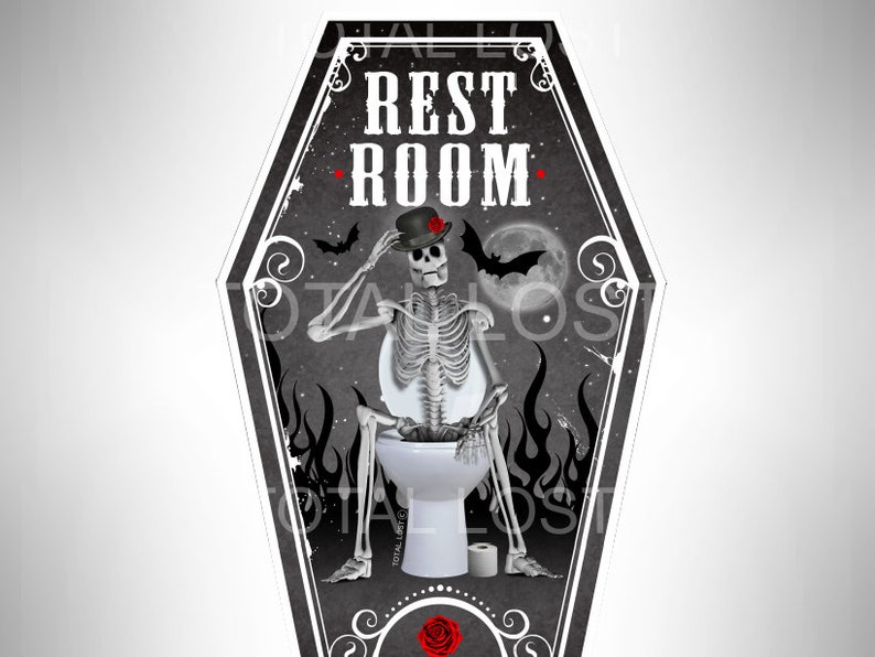 Gothic Door Signrest Room Signcoffin Shapegothic - Etsy