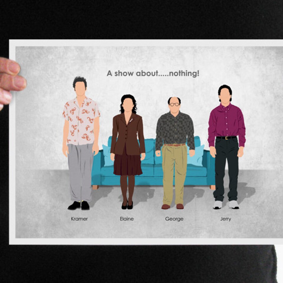 Seinfeld poster, Seinfeld prints, kramer poster, George Costanza sold ...