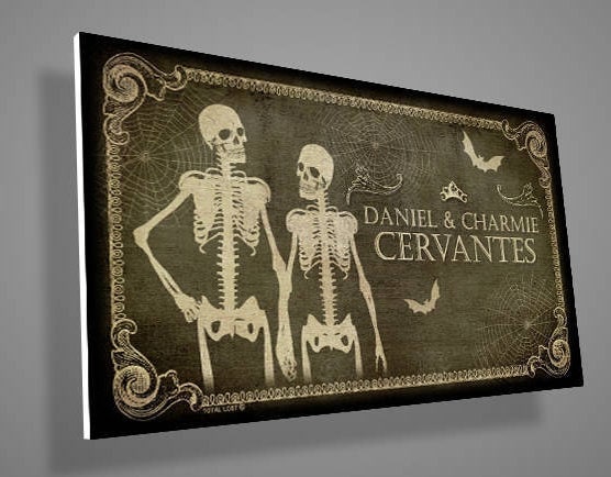 Personalized Gothic Door Signcustom Door Signfront Door Sign | Etsy