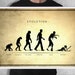 Evolution Poster,zombie Evolution,zombie Poster,darwin Poster, Science ...