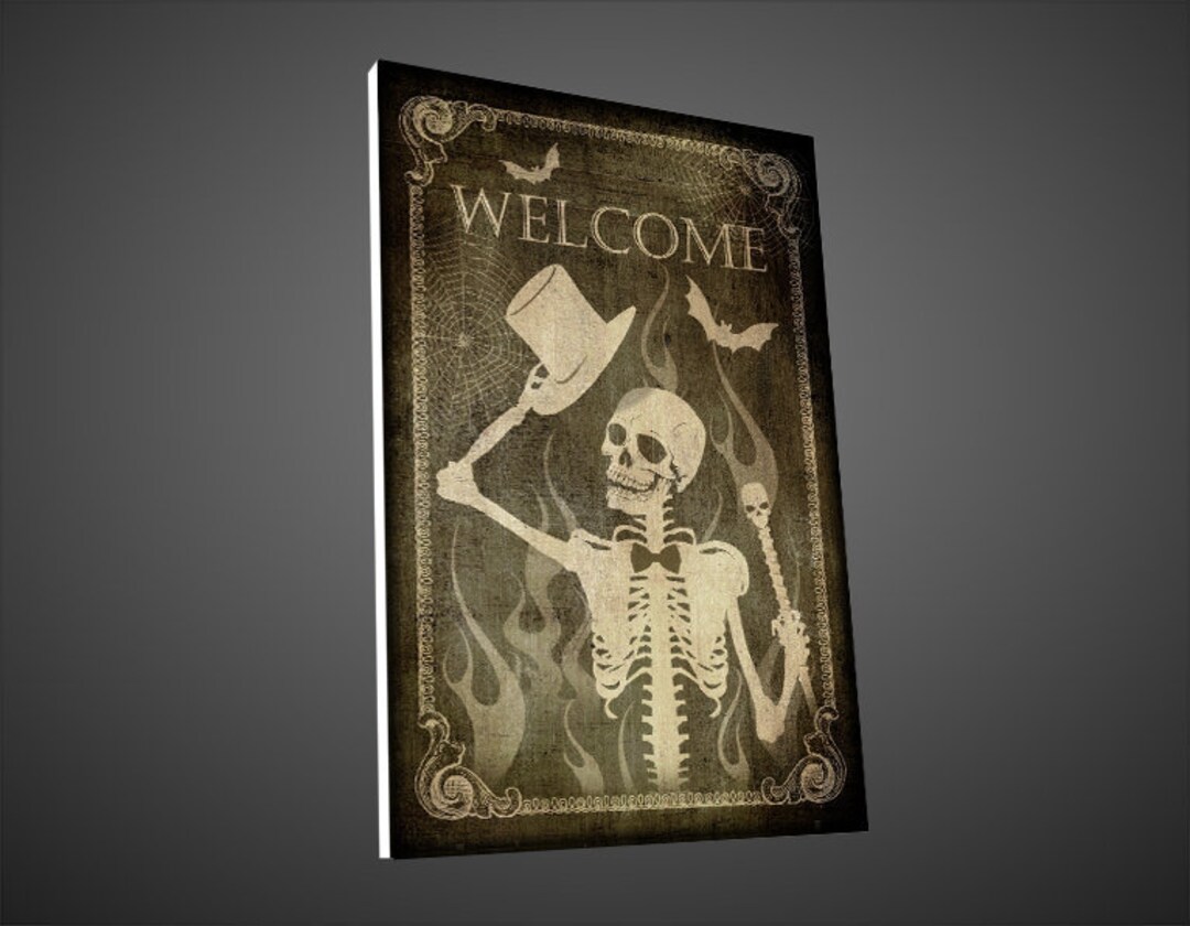 Gothic Welcome Signs,welcome Door Sign,gothic Decor,gothic Sign ...