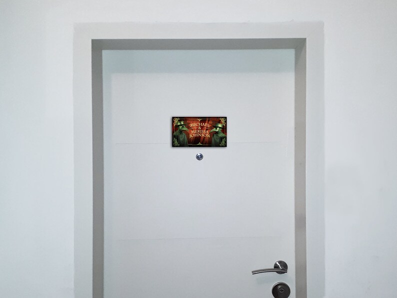 Plague Doctor Signfront Door Signcustom Plaquesgothic Door | Etsy