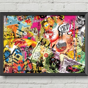 Pop Art,collage Art,collage Poster,mixed Media Art,collage Design ...