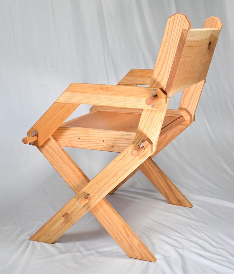 16th Century English Glastonbury Solid Oak Folding Chair ~ Renaissance ...