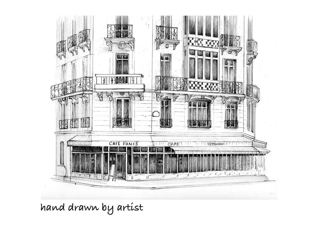 Architectural Sketch of Your Business, Commercial Building, Bed and ...