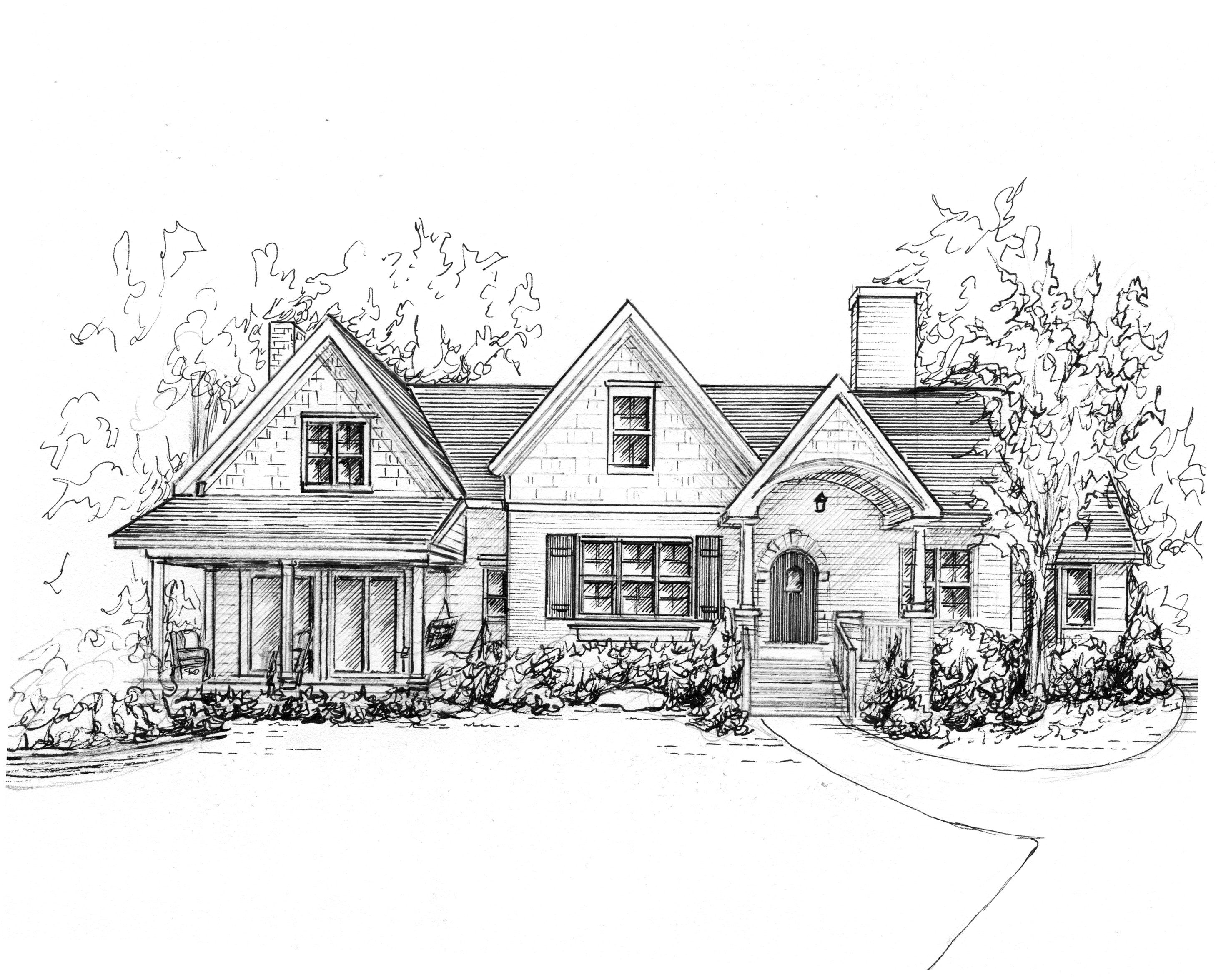 Mansion Drawing