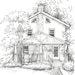 Commission an Original Ink House Drawing - Architectural Sketch of Home ...