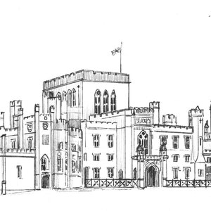 Architectural Sketch of Your Business, Commercial Building, Bed and ...