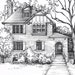 Commission an Original Ink House Drawing - Architectural Sketch of Home ...