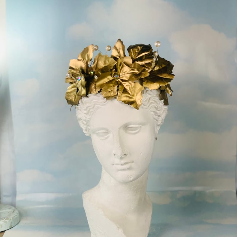 Gold Flower Crown - Etsy
