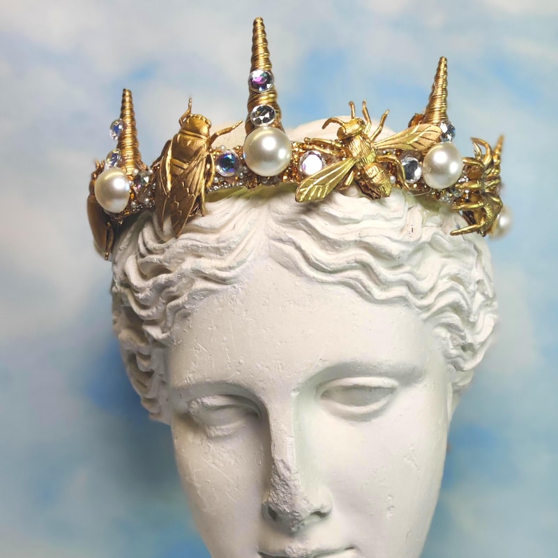 Gold Bug Hair Gems - Etsy