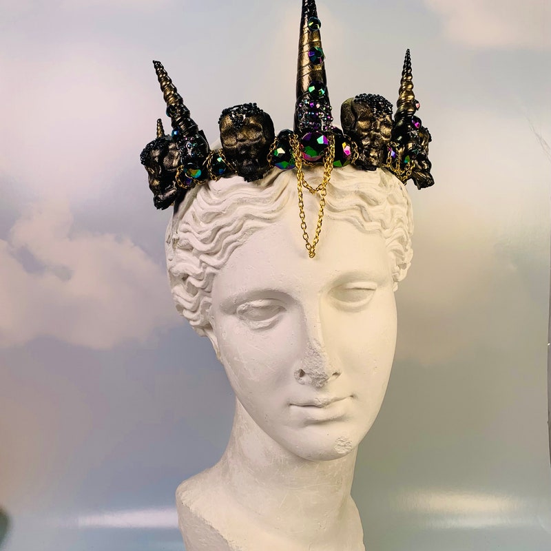 Skull Headpiece - Etsy
