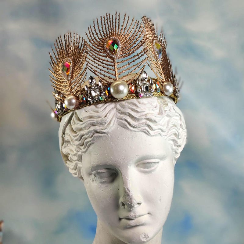 Peacock Crown - Etsy