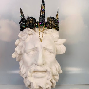Poseidon Ocean God Crown, Merman Crown, Neptune Crown, Hades Crown ...