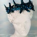 Black Starfish Mermaid Crown: Seashell Headband Costume Headpiece - Etsy