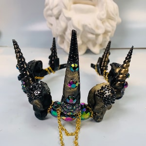 Poseidon Ocean God Crown, Merman Crown, Neptune Crown, Hades Crown ...