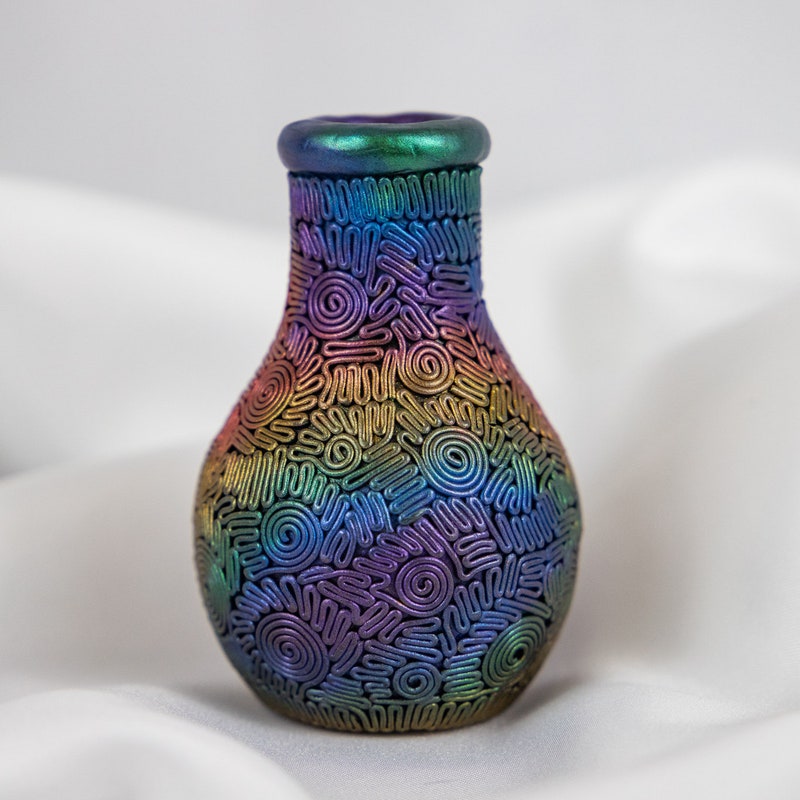 Polymer Clay Vase - Etsy