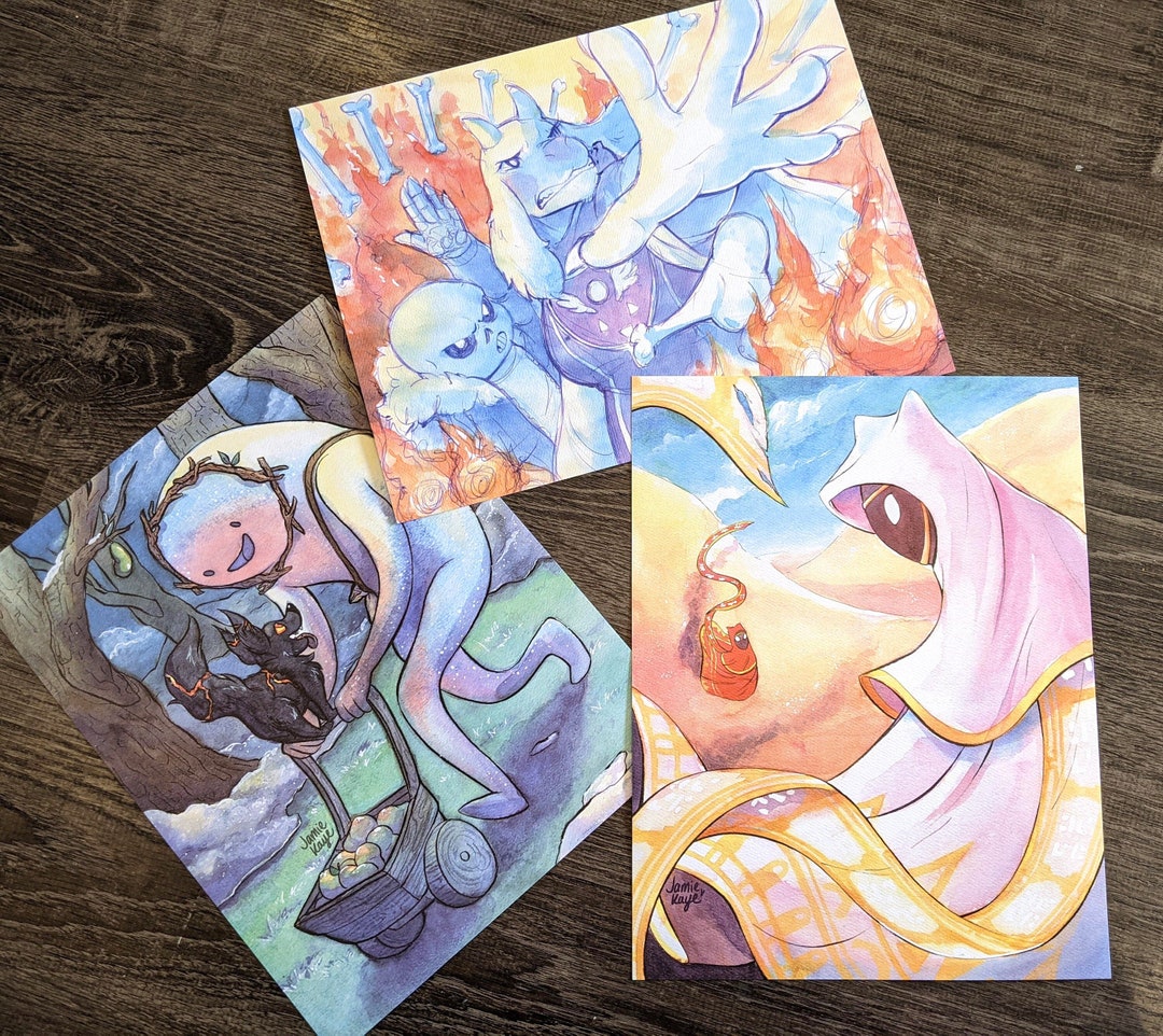 Undertale Journey Adventure Time 11" X 8.5" Prints - Etsy