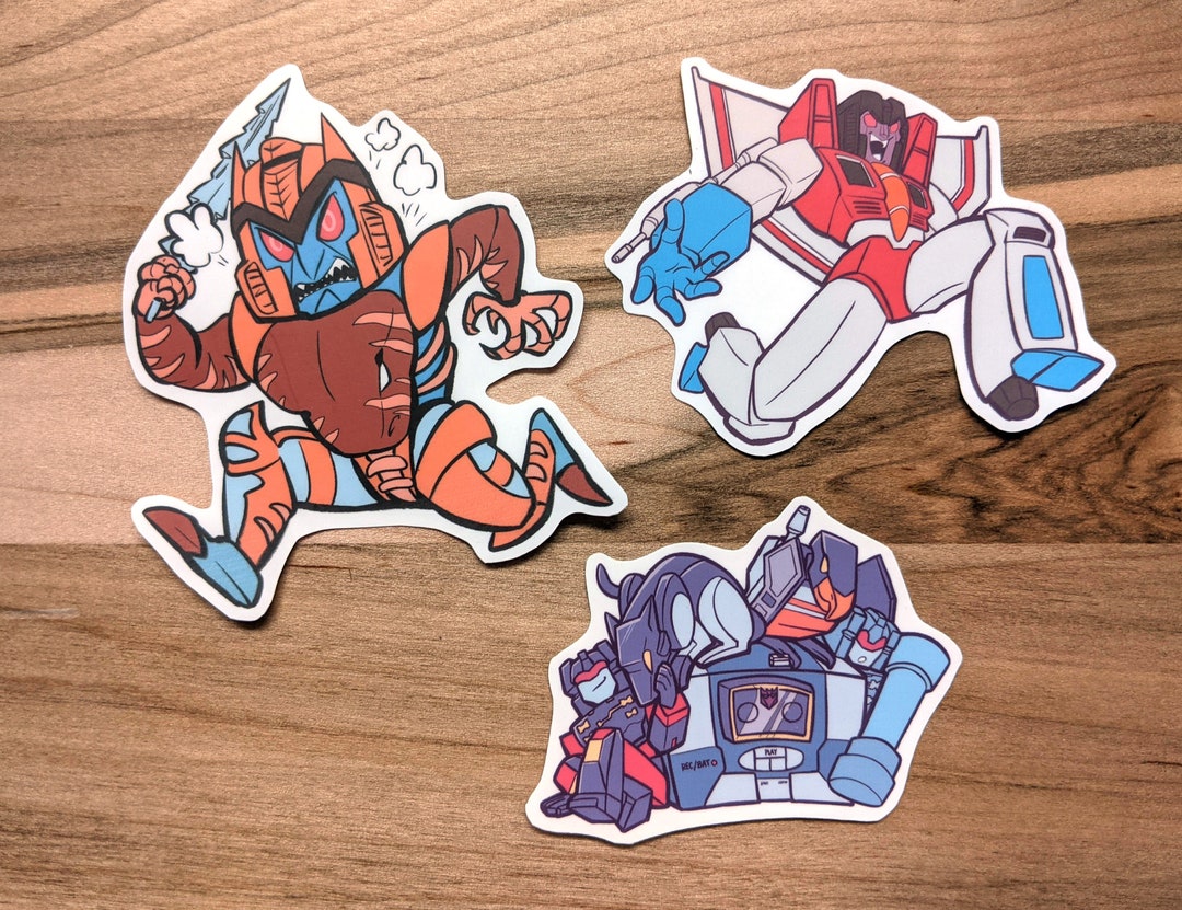 Transformers 3" Stickers Part 2 - Etsy