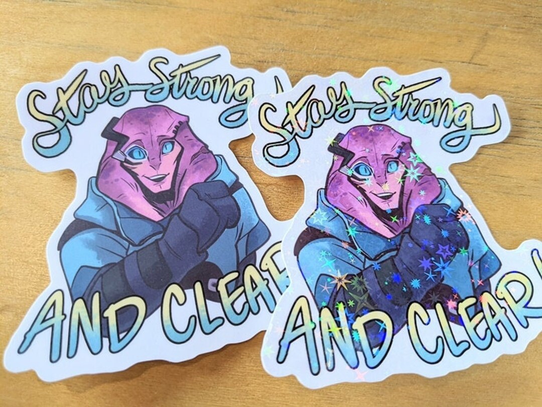 Stay Strong and CLEAR 3" Stickers! - Etsy
