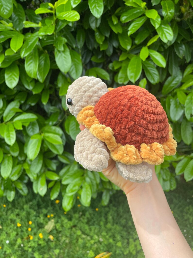 Sunflower Turtle Crochet Pattern - Etsy